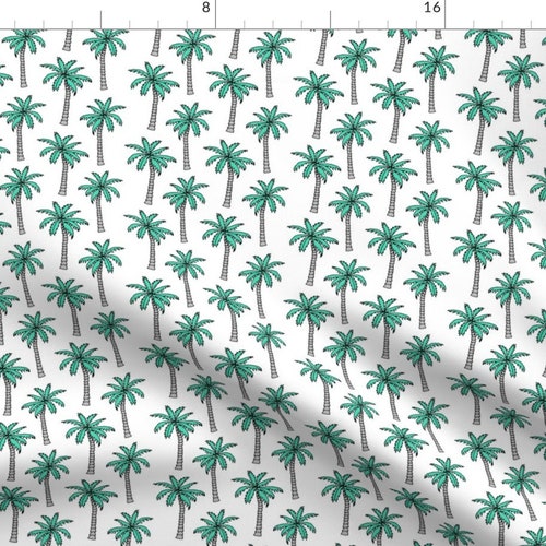 Palm Tree Fabric Palm Tree // Summer Tropical Kids Summer - Etsy