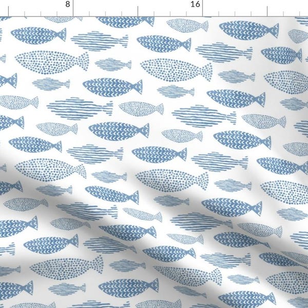 Nautical Designer Fabric - Etsy