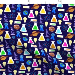 Science Fair Fabric Explore the Science Fair by Illustrative - Etsy