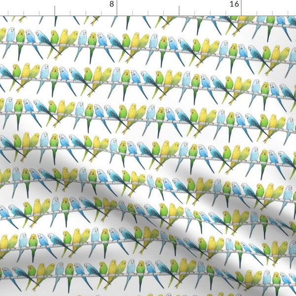 Budgie Quilt Fabric - Etsy