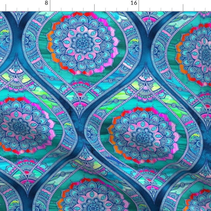 Bohemian Fabric by the Yard - Etsy