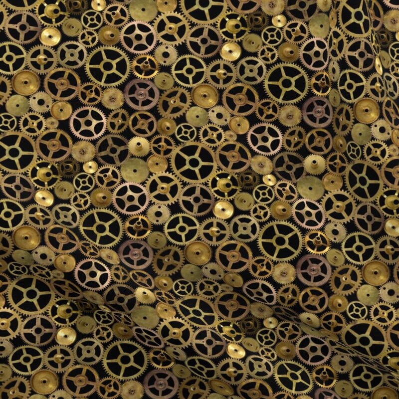 Steampunk Fabric - Etsy