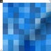 Blue Pixels Fabric - Pixel Party / Blue by Willowlanetextiles - Geeky ...
