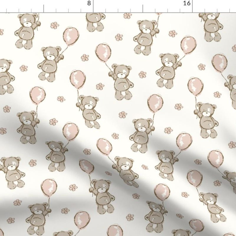 Teddy Bear Fabric - Etsy