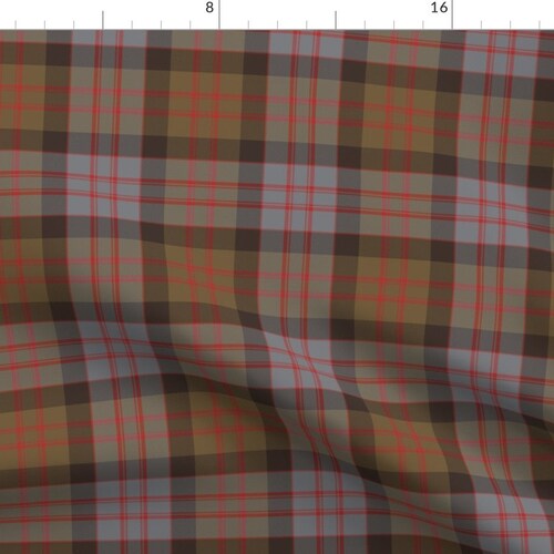 Plaid Fabric Thompson Mactavish Tartan by Weavingmajor - Etsy