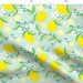 Lemon Fabric Lemon Tree in Green by Heleenvanbuul Modern Kitchen Decor ...