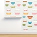 Retro Wallpaper - Vintage Dishes by Calobeedoodles - Kitchen Dishes ...