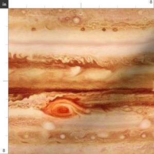 Jupiter Landscape Coloring Fabric Map Of Jupiter By | Etsy