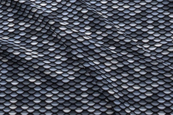 Armor Fabric Scale Armour Silver / Steel By Bonnie | Etsy