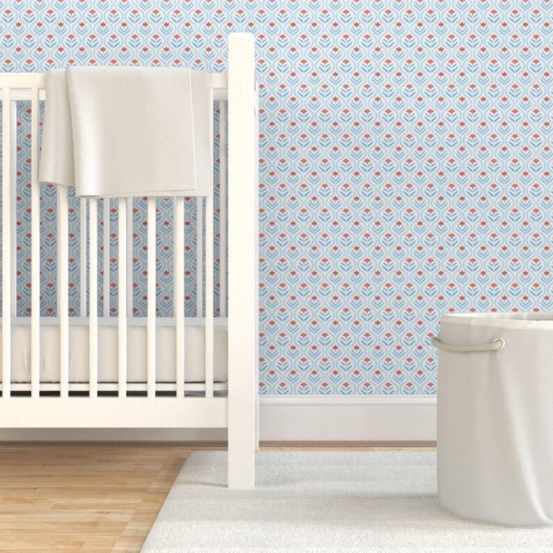 Cottagecore Removable Peel and Stick Wallpaper - Damask Floral ...