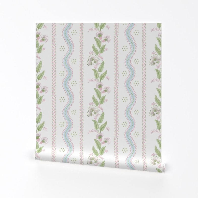 Simple Wallpaper Stencil - Etsy