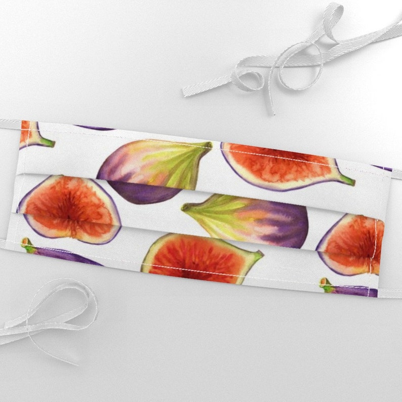 Fun Fig Fabric Figs by Svetlana Prikhnenko Watercolor | Etsy