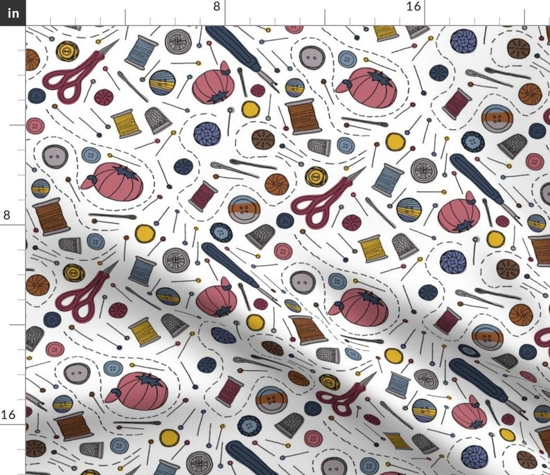 Sewing Notions Fabric Sewing by Lprspr Needle Thread - Etsy