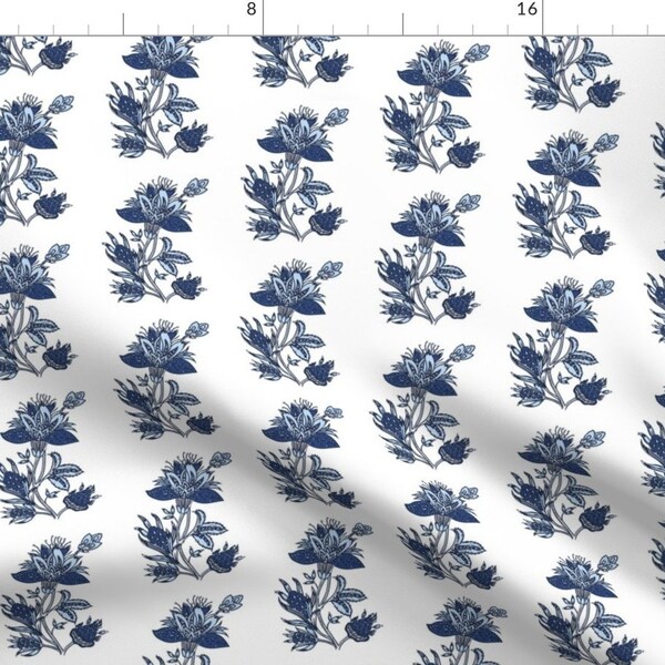 Block Print Flowers - Etsy