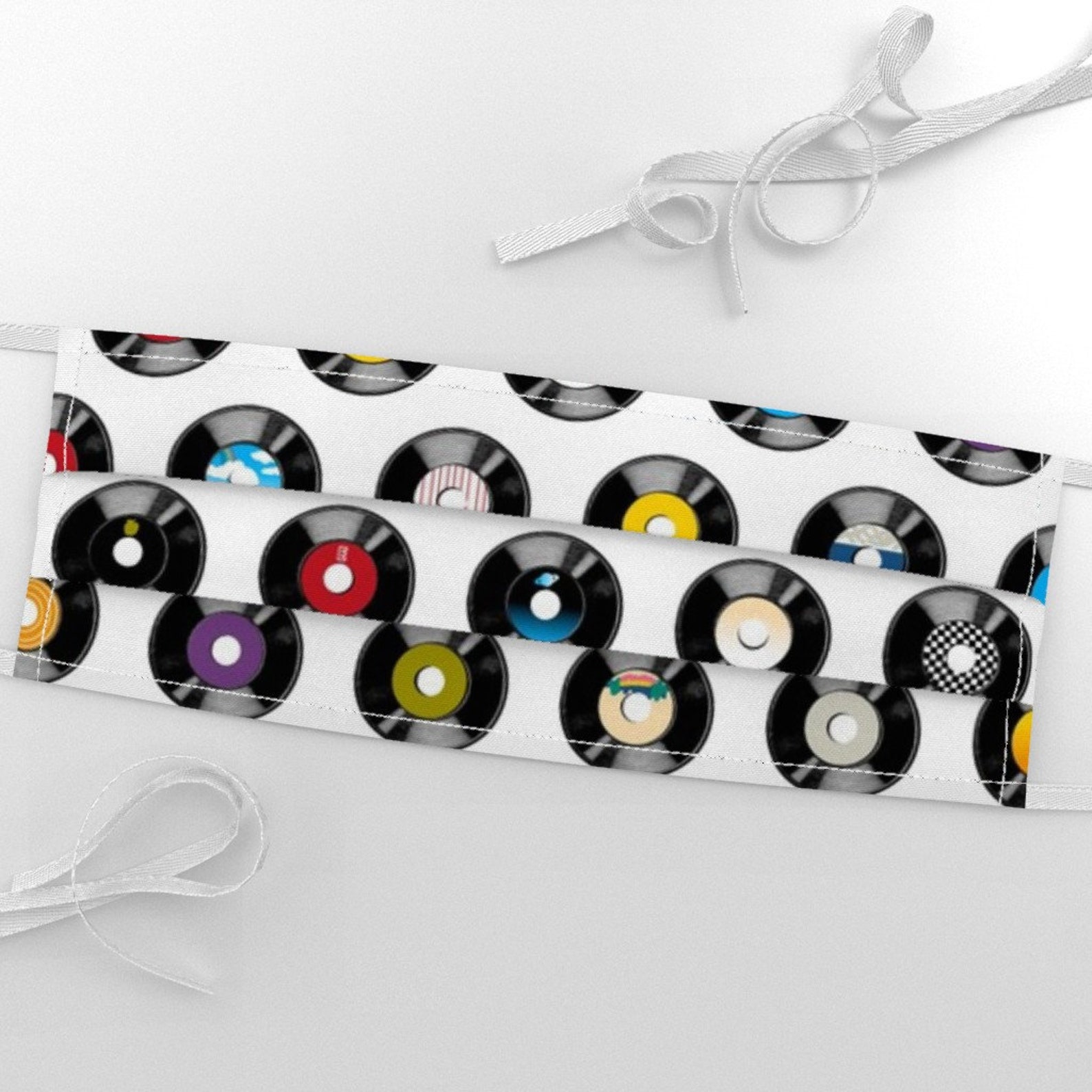 Vinyl Fabric Stars on 45 Records Vinyl Disco Rock and Roll - Etsy