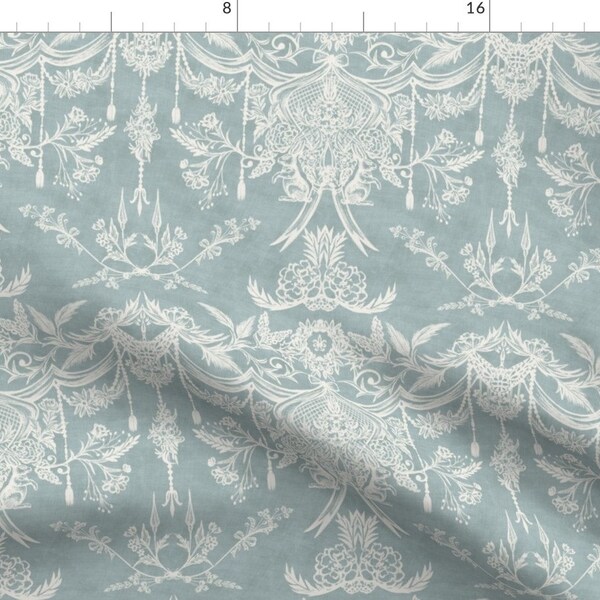 Vintage French Fabric - Etsy