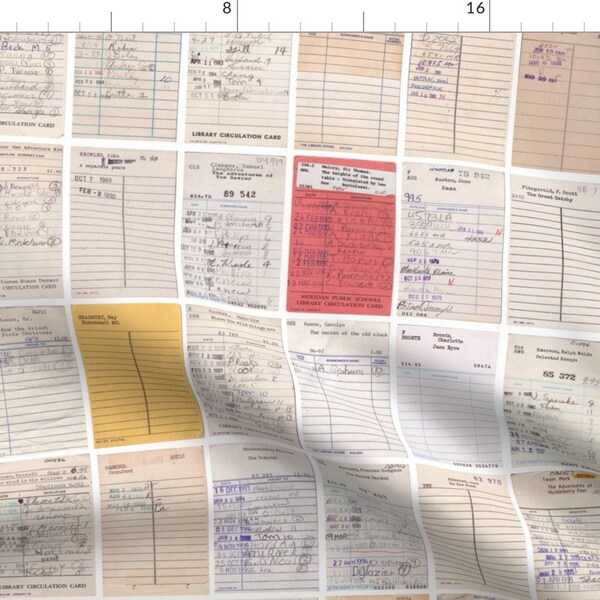 Library Card Catalog - Etsy