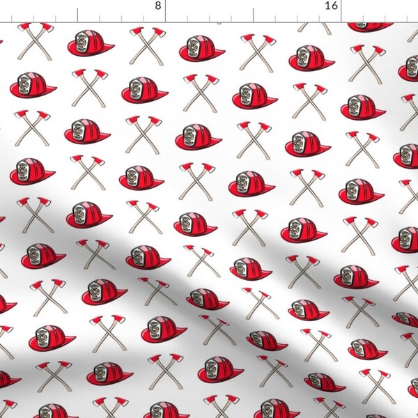 Firefighter Fabric - Etsy