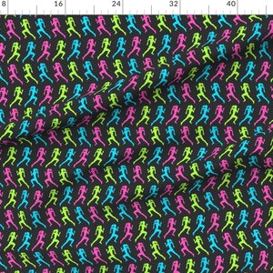 Running Fabric - Running by Bags29 Colorful Female Sprinter Jogging ...