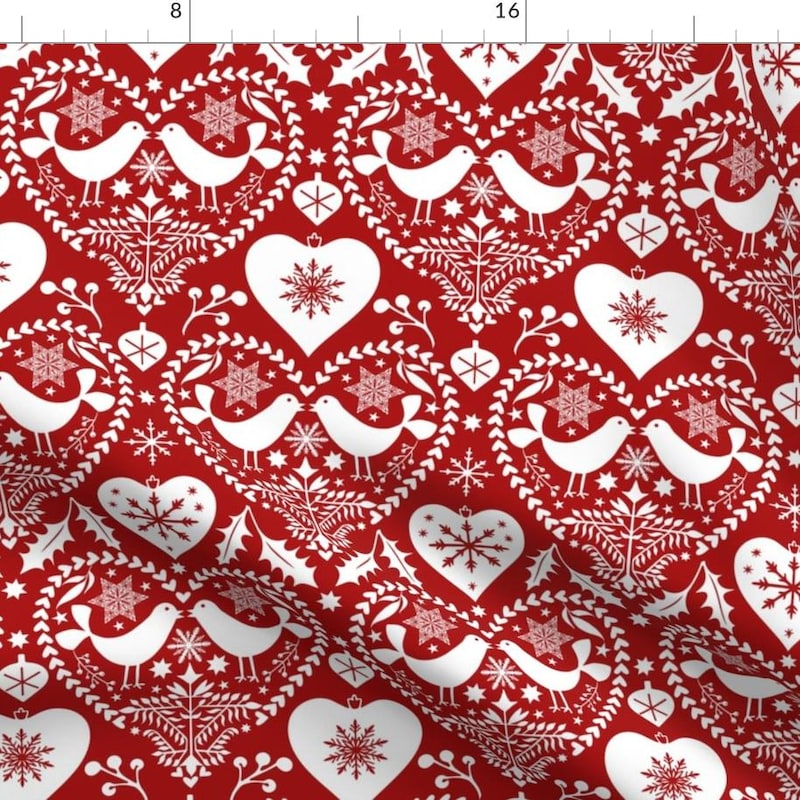 Traditional Nordic Fabric - Etsy