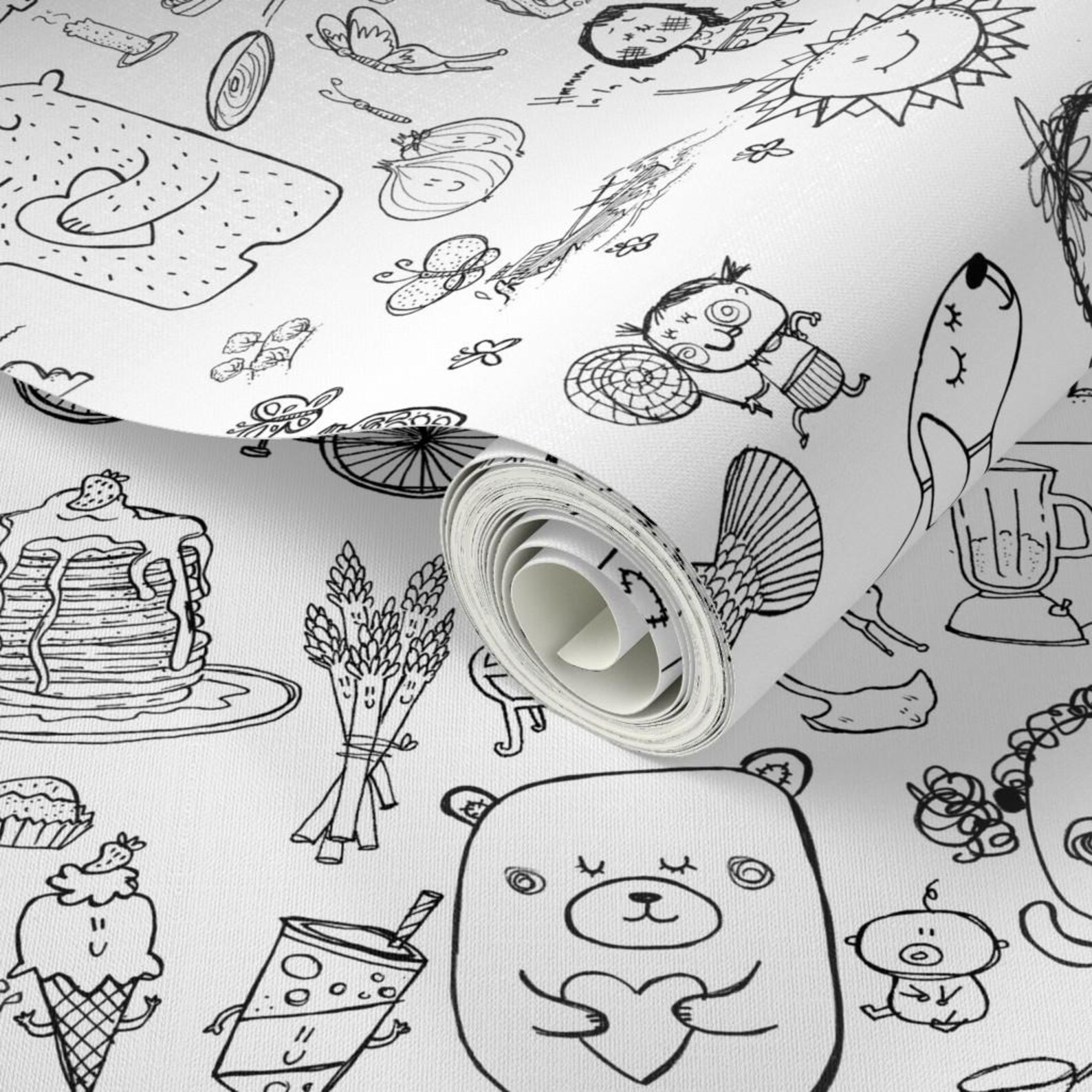 Color in Wallpaper - Massive Coloring in by Laurawrightstudio - Black ...