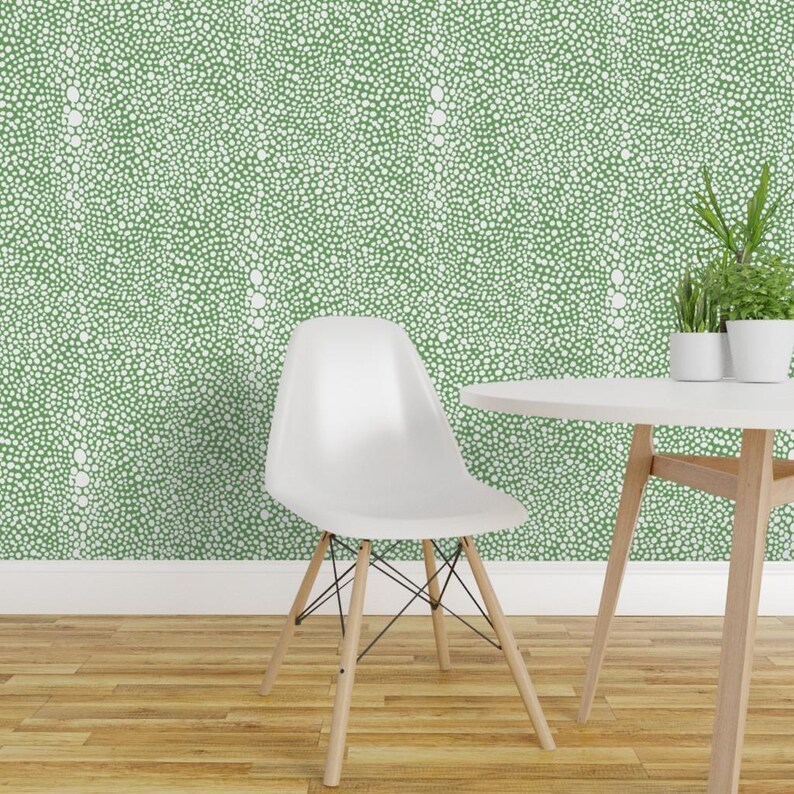 Animal Wallpaper - Green Shagreen by Danika Herrick - Green Antelope ...