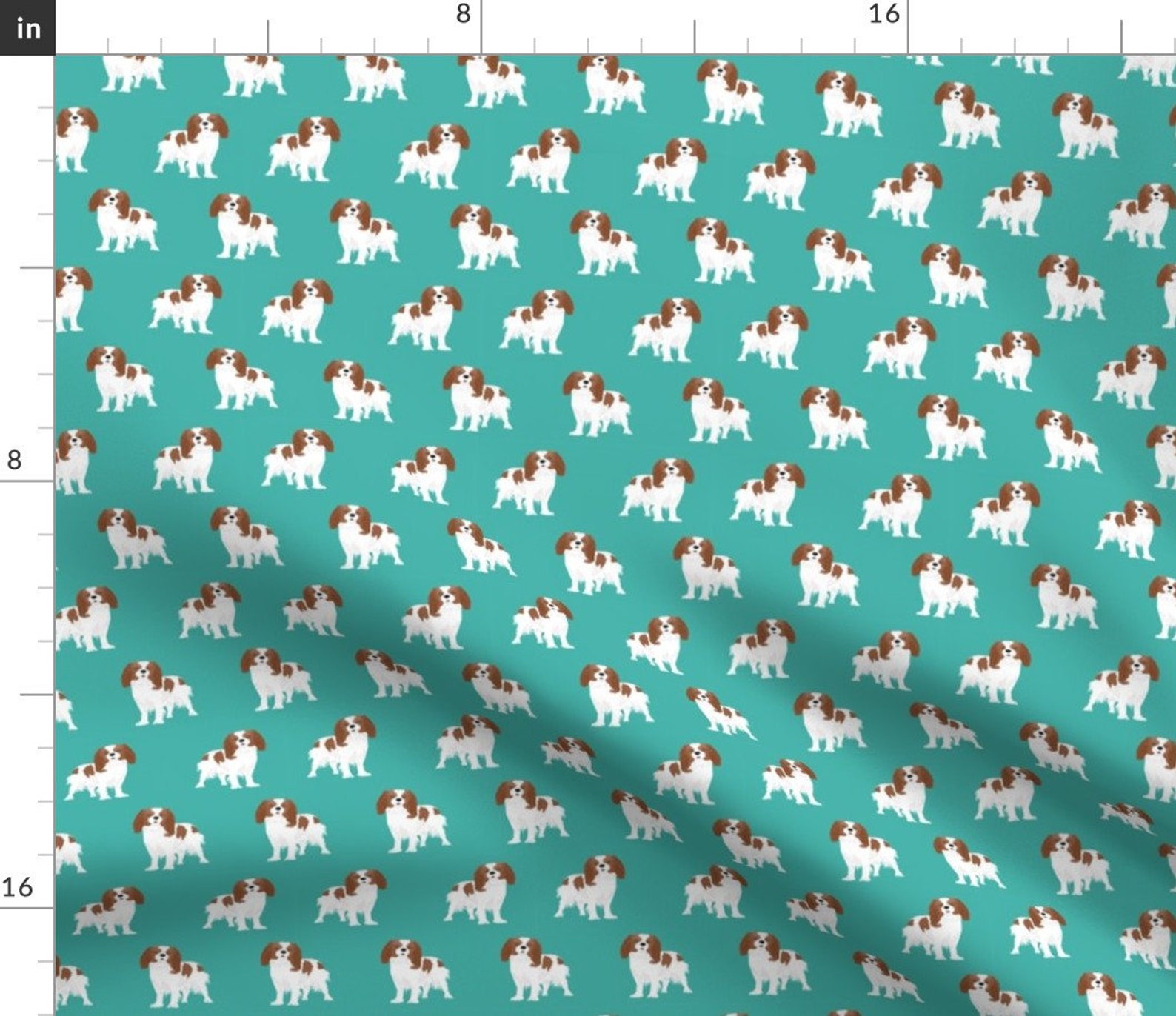 Cavalier Spaniel Fabric Cavalier King Charles Spaniel - Etsy