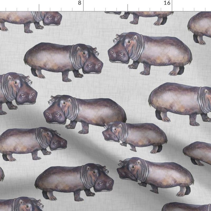 Hippo Quilt - Etsy