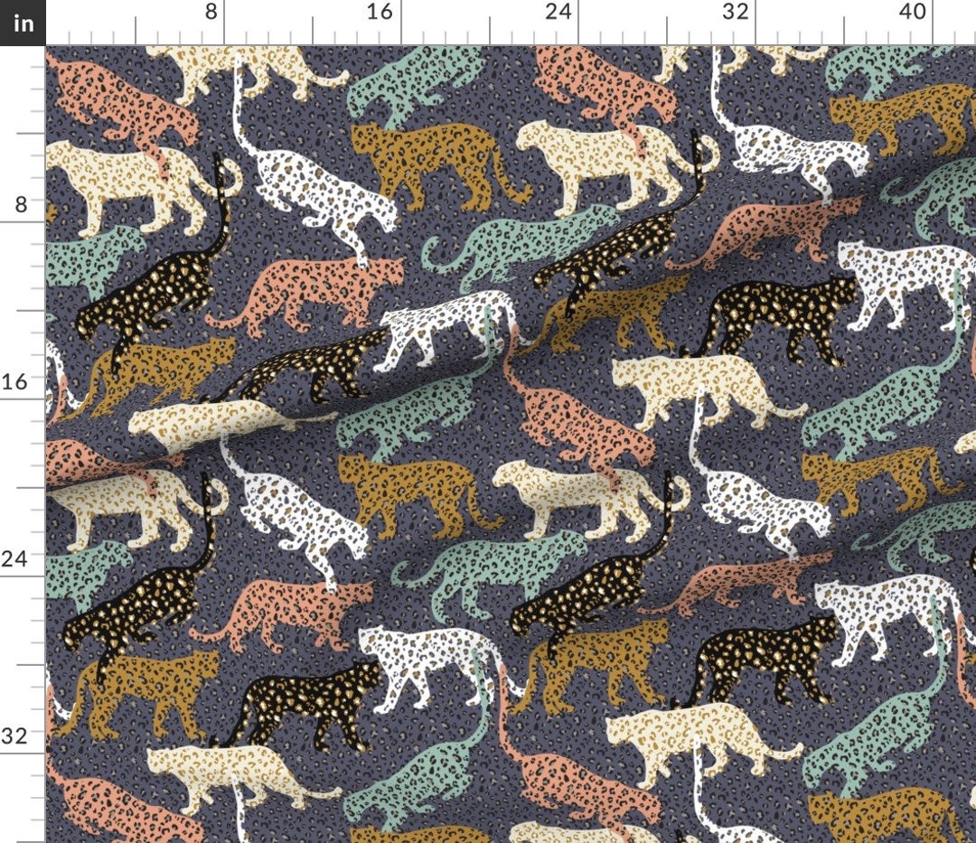 Leopard Print Leopards Fabric Africa Africa Leopards - Etsy