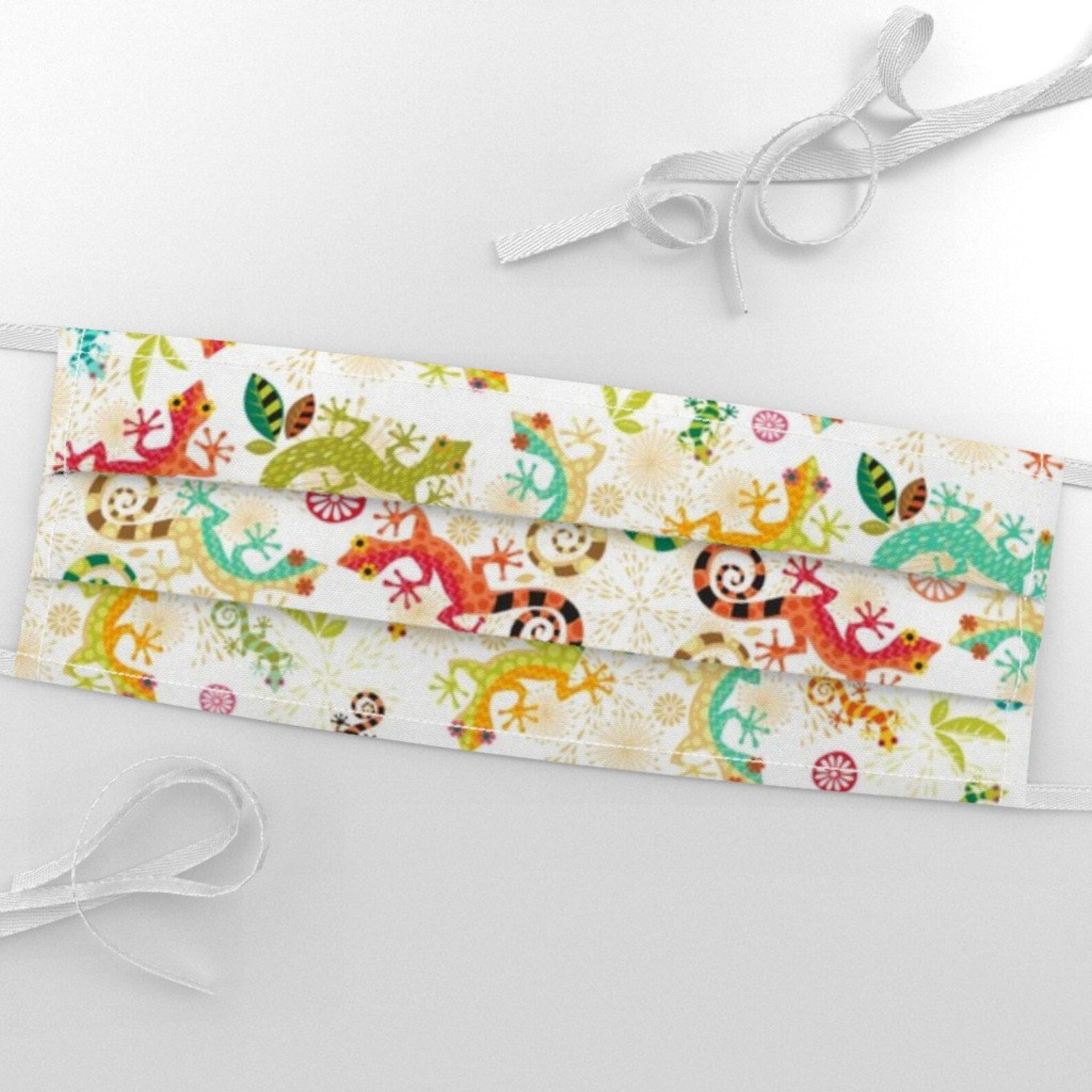 Lizard Fabric Dizzy Lizards By Creativetaylor Lizard Gecko | Etsy