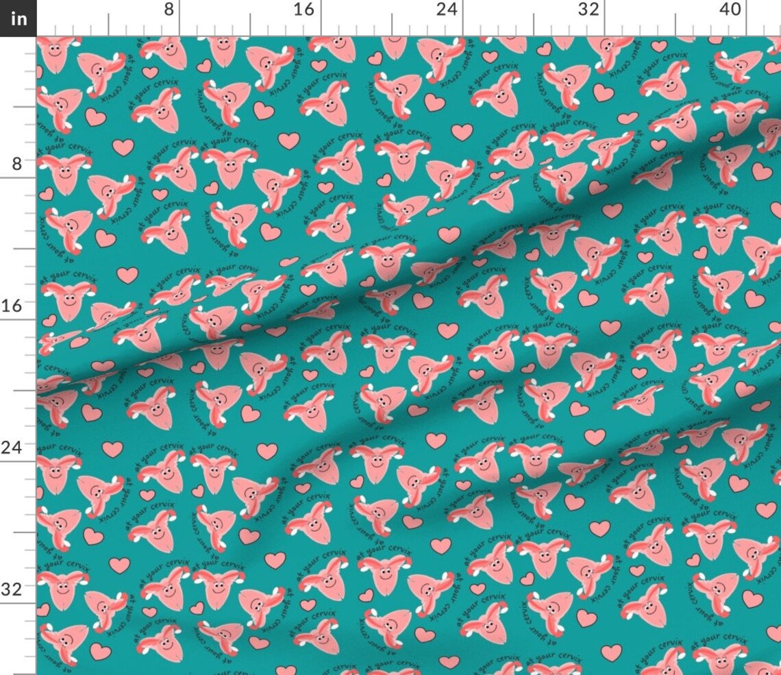 Obstetrical Nurse Fabric Ob Nurse Cervix by Hot4tees - Etsy