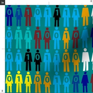 Binary Code Writing Human Fabric One World Tealback by Veerapfaffli ...