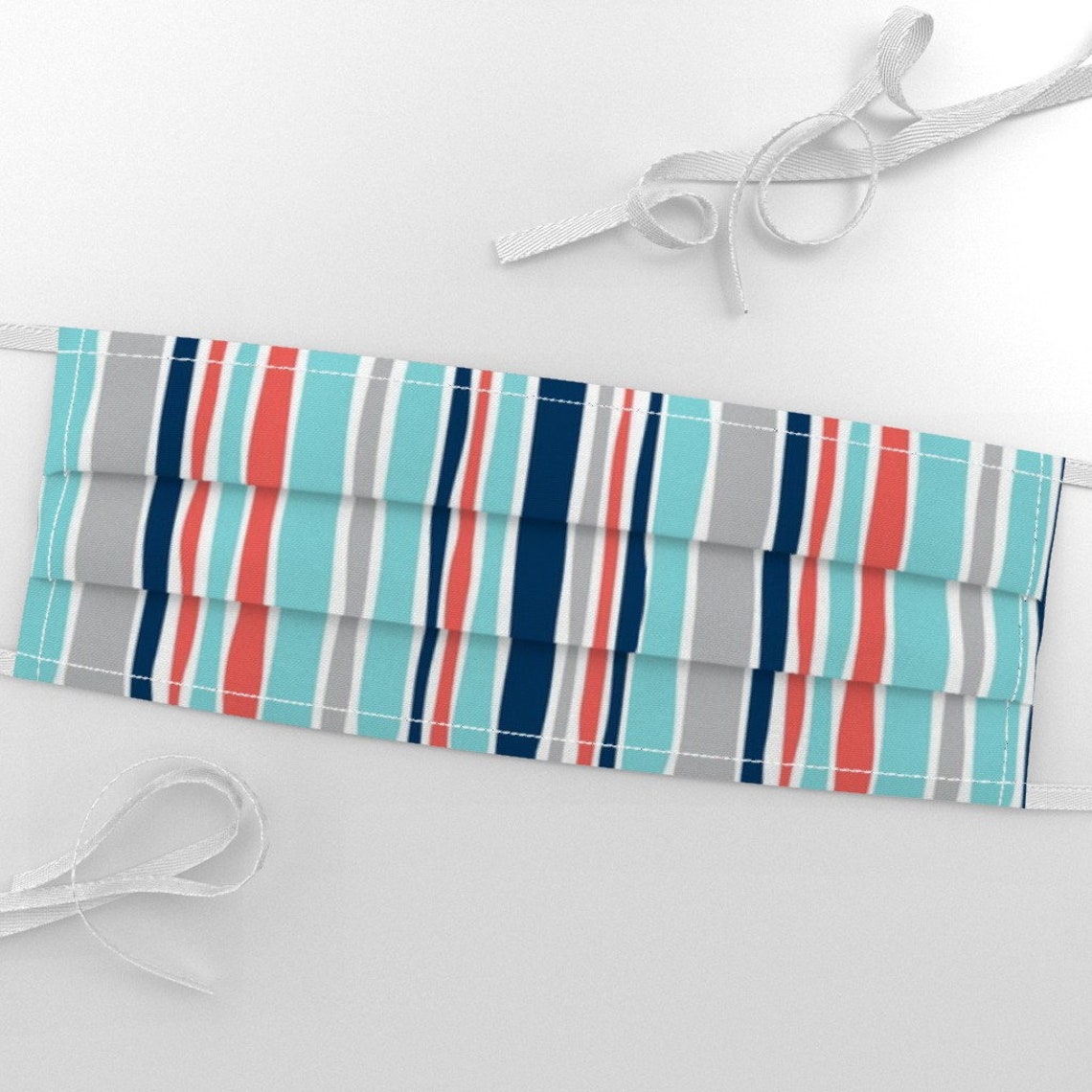 Nautical Stripe Fabric Swab the Deck Nautical Stripe by | Etsy