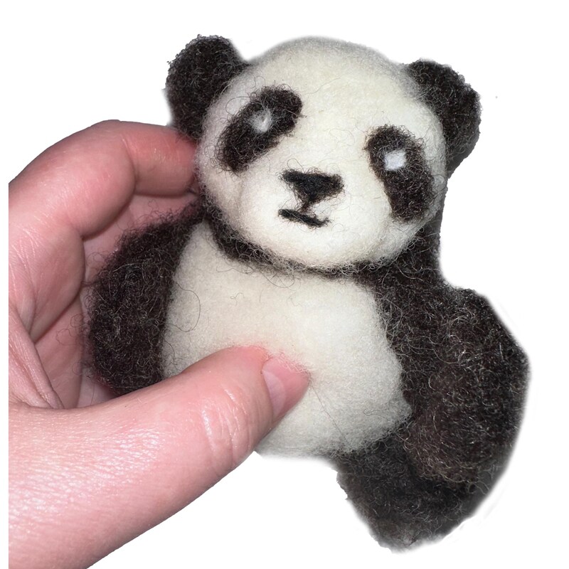 Felt Panda Ornament - Etsy