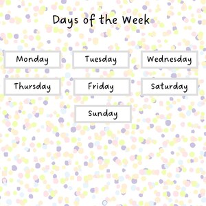 Children's Interactive Printable Calendar - Etsy