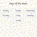 Children's Interactive Printable Calendar - Etsy