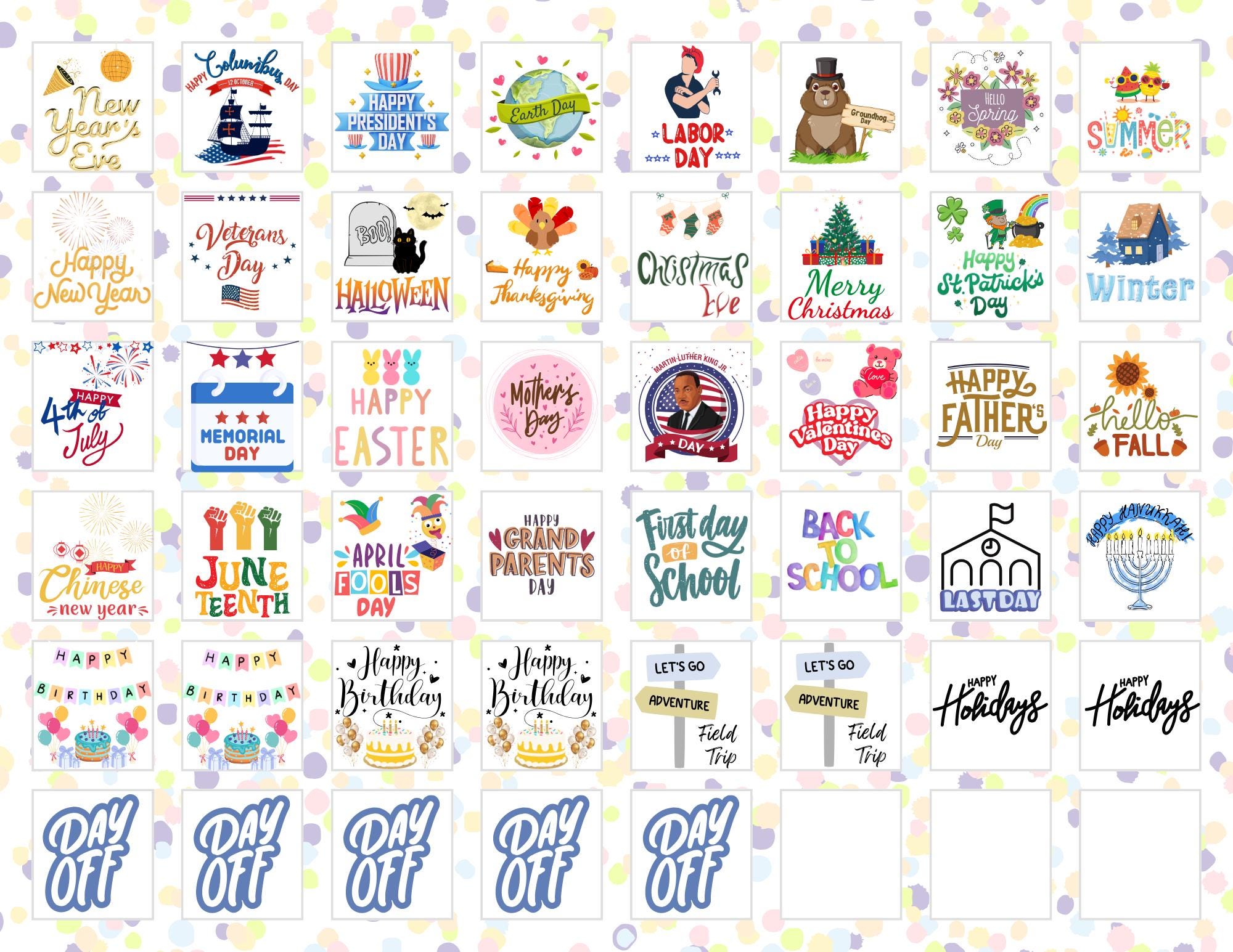 Children's Interactive Printable Calendar - Etsy