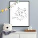 Minimalist Lazy Cat Printable, Modern Single Line Art Drawing for Wall ...