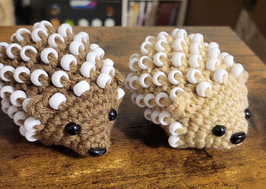Beaded Fidget Hedgehog | Amigurumi | Crochet | Bead | Handmade - Etsy