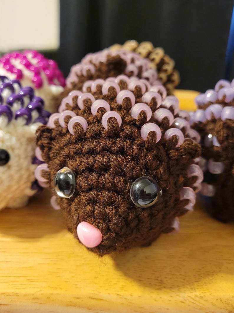 Beaded Fidget Hedgehog | Amigurumi | Crochet | Bead | Handmade - Etsy