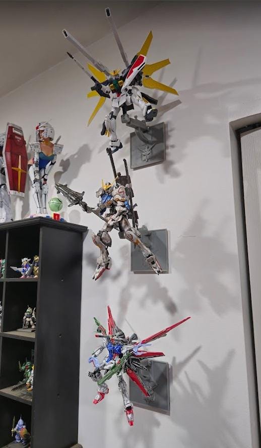 Gundam Wall Mount No Holes MG/RG/HG 1/100 1/144 - Etsy