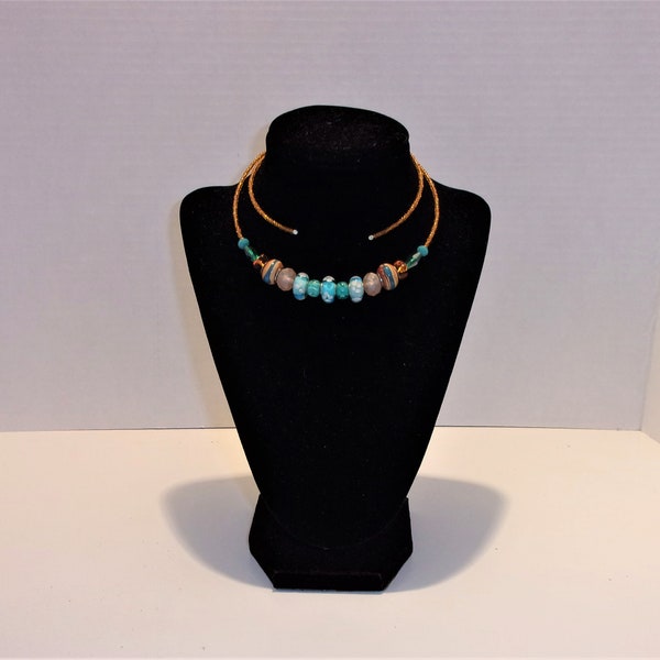 Memory Wire Necklace - Etsy