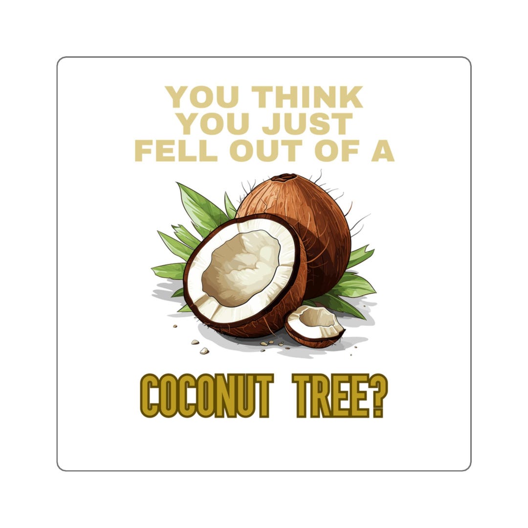 Kamala Harris Coconut Tree Sticker, 2024 Presidential Election, Harris ...