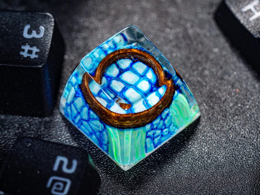 The Lord of the Ring Water Keycap, Eye Artisan Keycap for MX Cherry ...