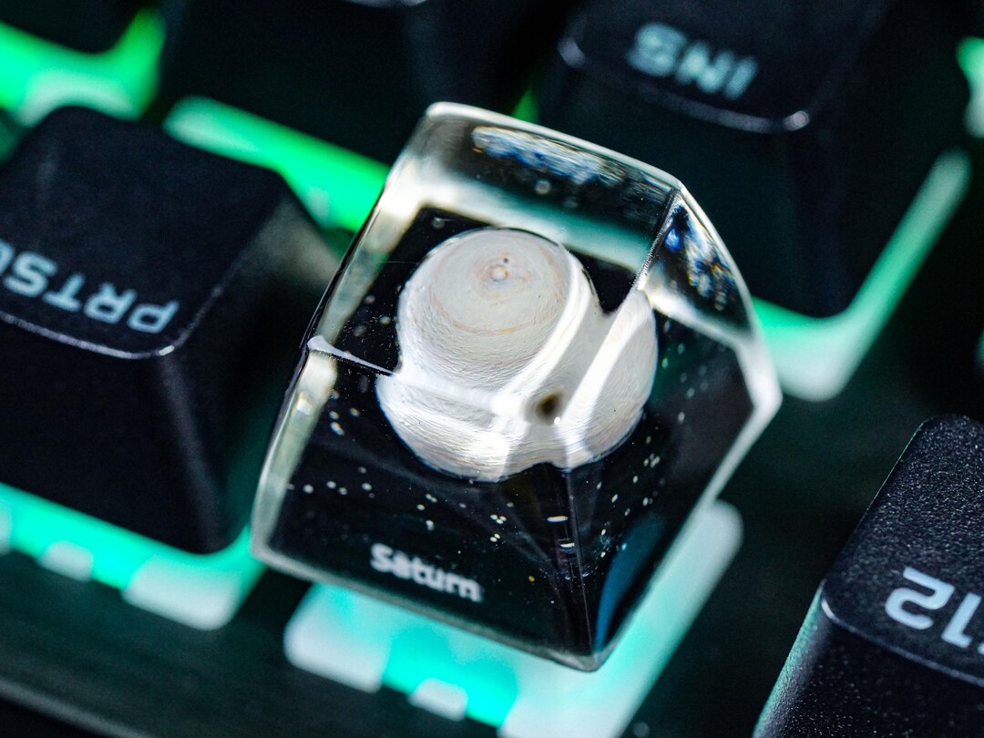 Saturn Planet Keycap, Solar System Galaxy Universe Keycaps for MX ...