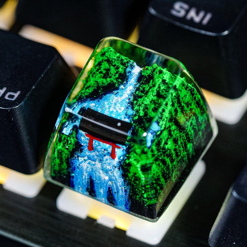 Landscape Resin Keycap - Etsy