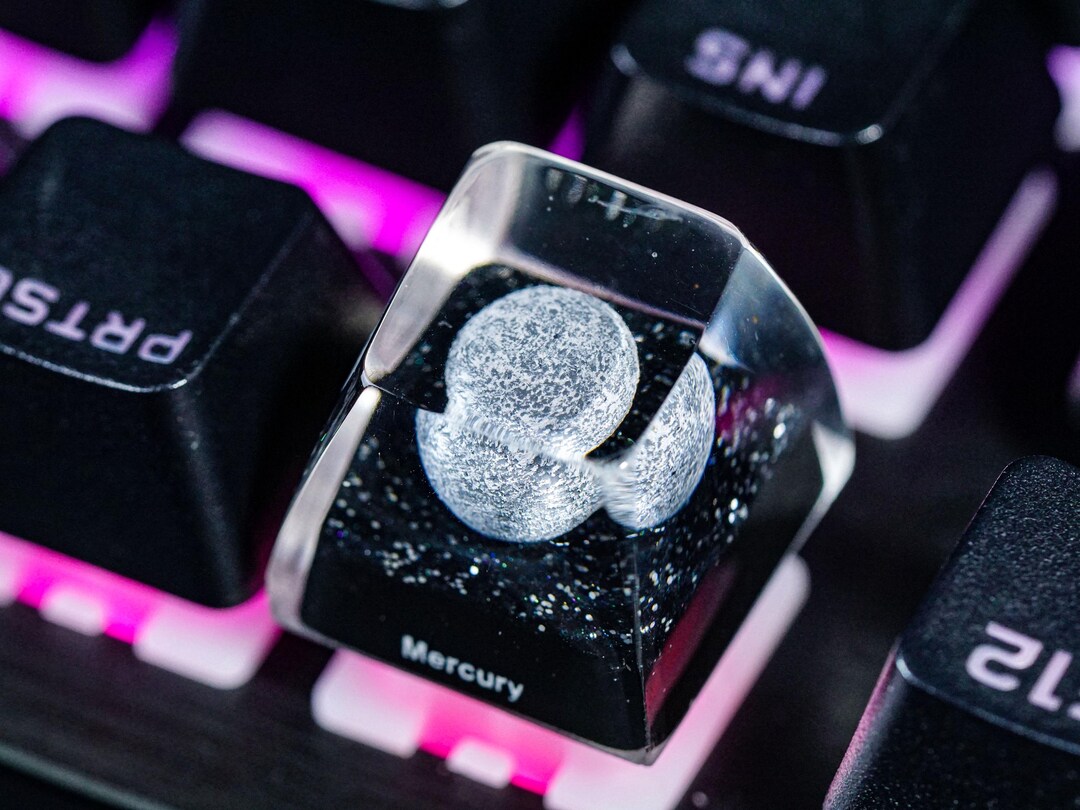 Mercury Planet Keycap, Solar System Galaxy Universe Keycaps for MX ...