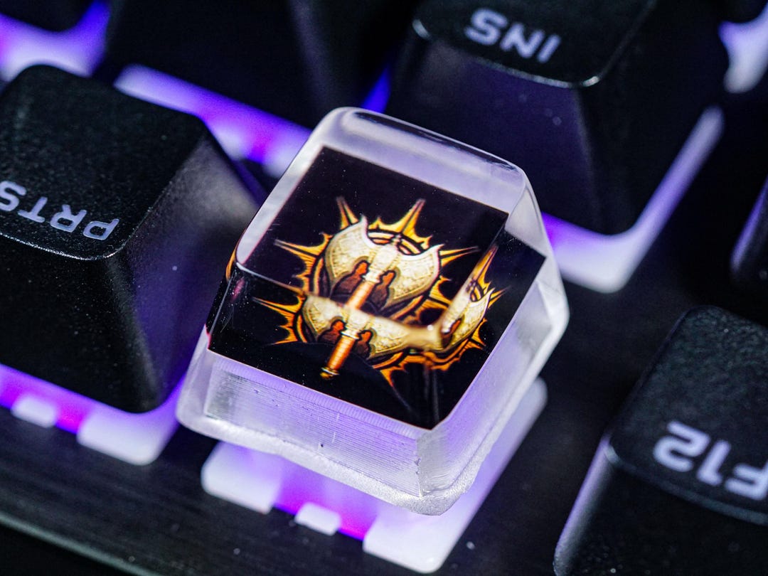 BG3 Barbarian Class Keycap, Baldur's Gate 3 Gaming Keycap, Custom ...