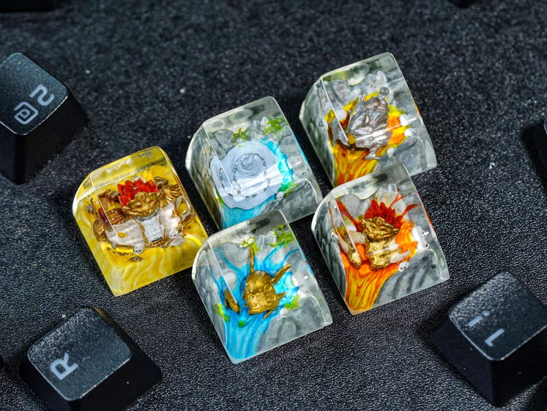 PREORDER Hollow Knight Keycap | Handmade Resin Artisan Keycap | Gaming ...