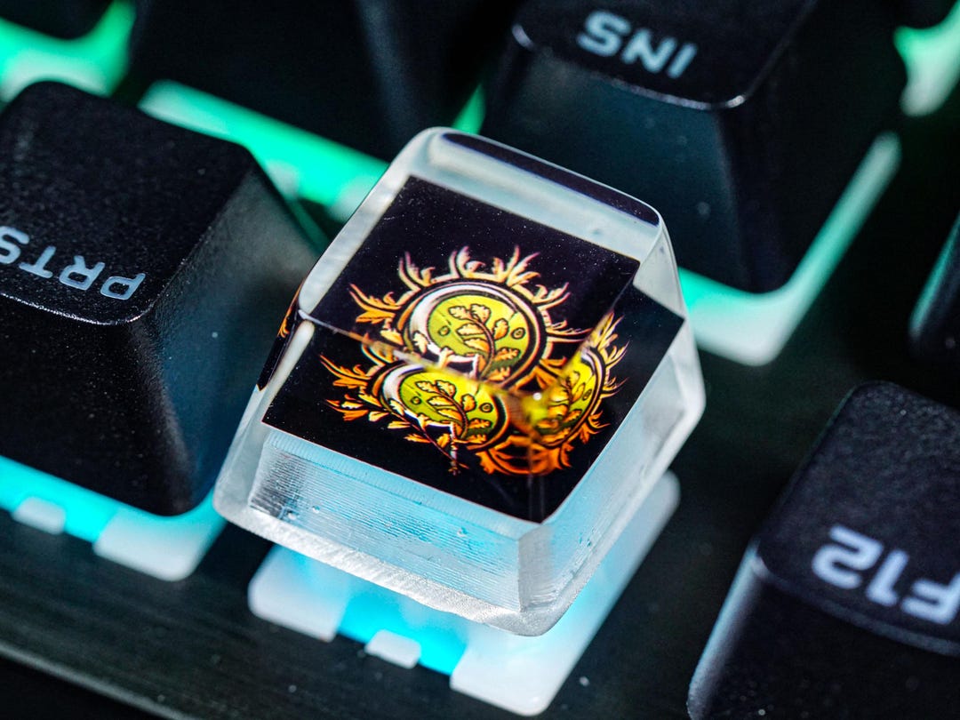 BG3 Druid Class Keycap, Baldur's Gate 3 Gaming Keycap, Custom Artisan ...